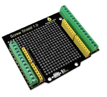 Arduino shield sa rednim stezaljkama za konektore