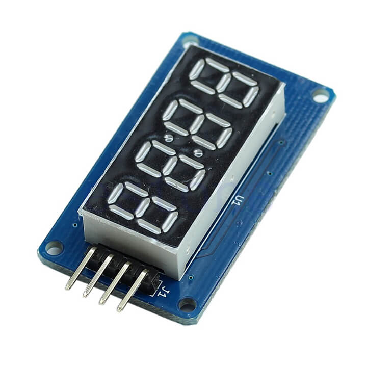Arduino sat 4xLED display, 0.36″