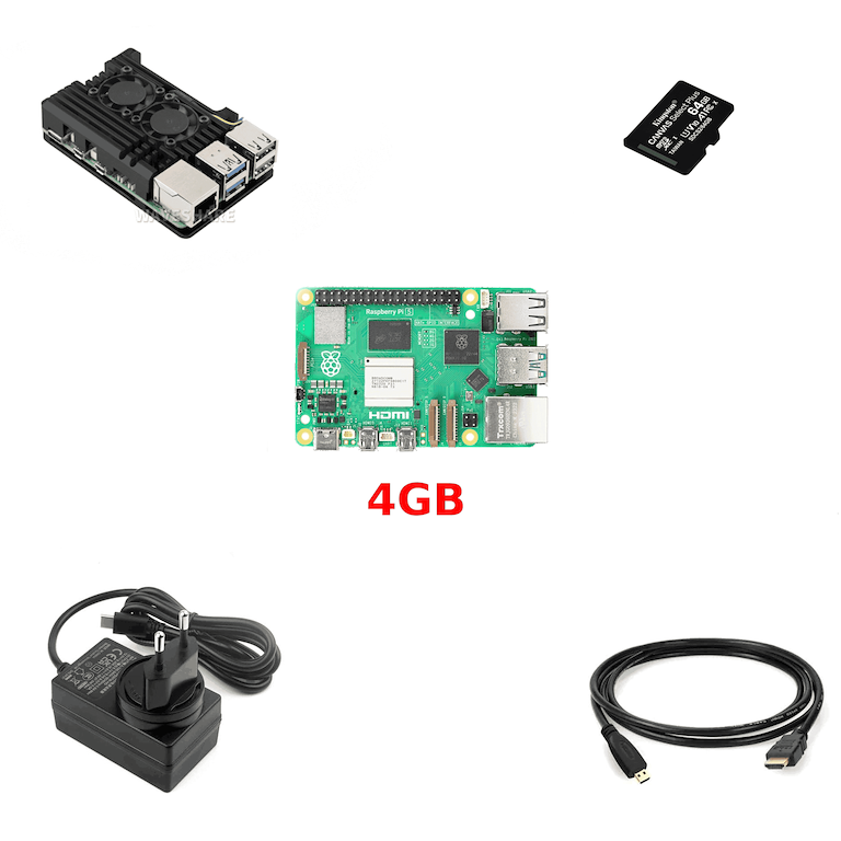 Raspberry PI 5 model B 4GB RAM set