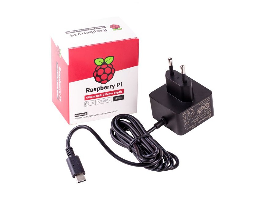 Ispravljač – napajanje za RaspberryPi 4, 3000mA 5.1VDC, USB CM 1.5m