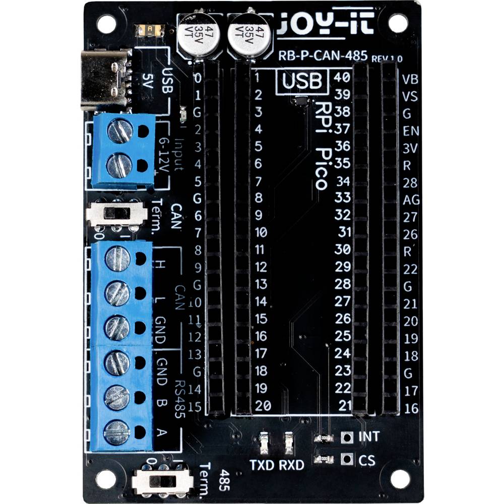 Raspberry Pico CAN / RS485 5-12V modul