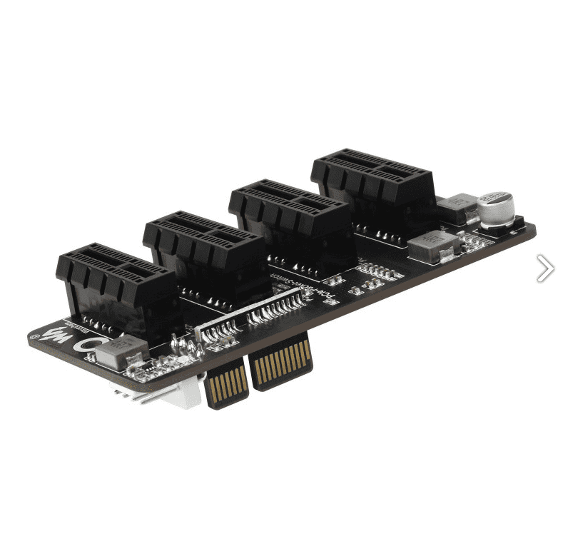 PCIe 4-ch Gen 2×1 Expander za Raspberry Pi CM4