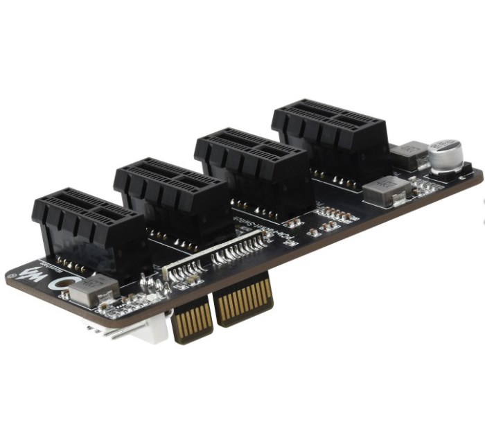 Raspberry Pi 4-CH PCIe Gen 2×1 Expander, bez drajvera
