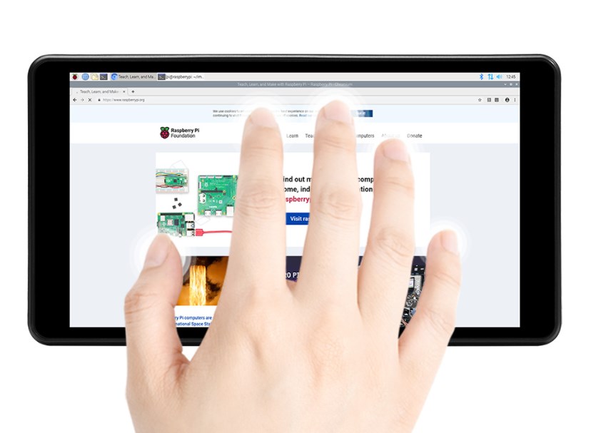LCD ekran + touch screen za Raspberry Pi 4 5.5 incha