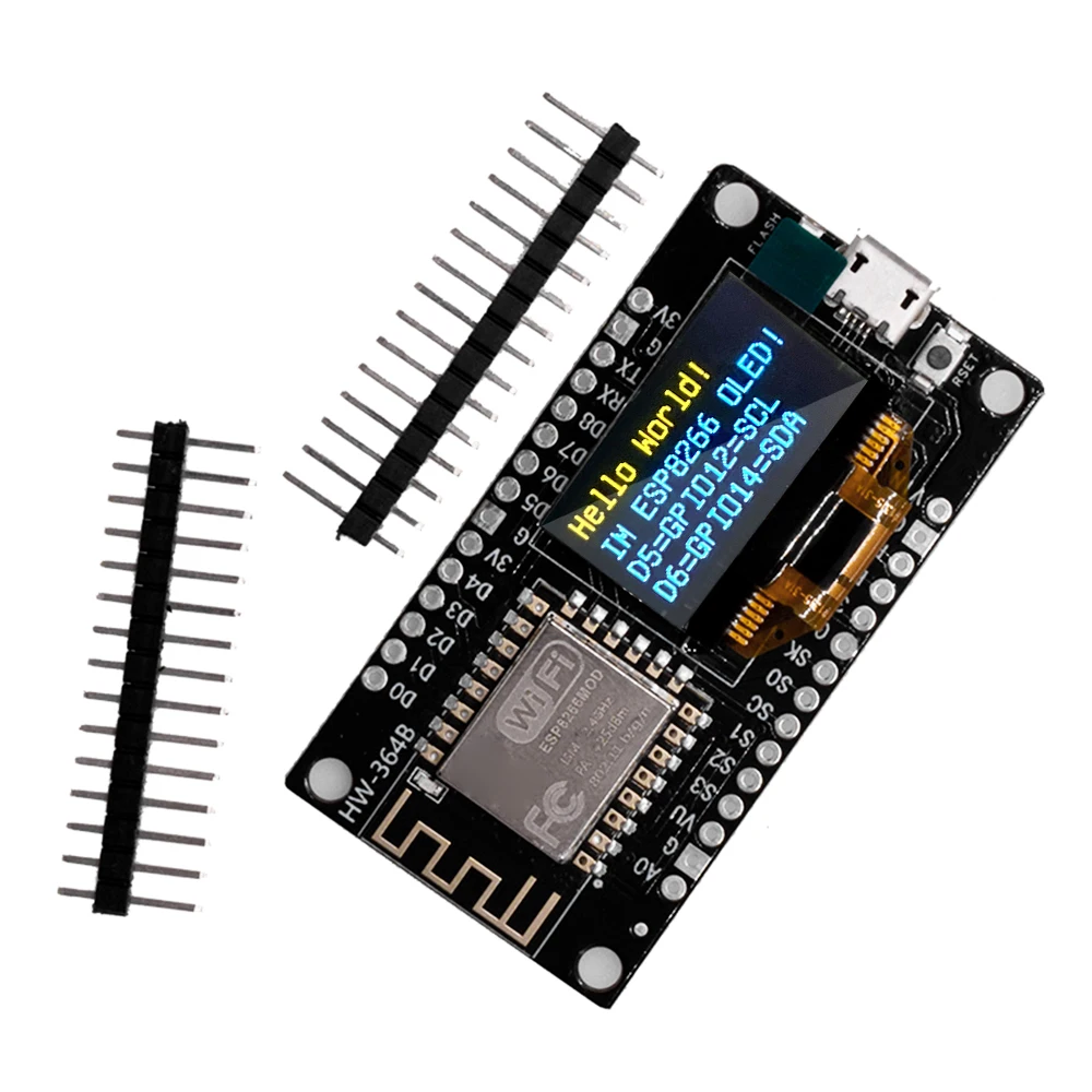 NodeMCU ESP8266 razvojna ploča sa 0.96 incha OLED ekranom