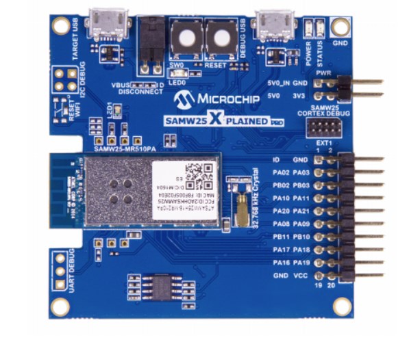 SAM W25 XPLAINED pro razvojni sistem