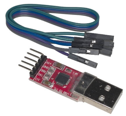 P2102 Serijski pretvarač modula konektora USB 2.0 do UART TTL 5PIN