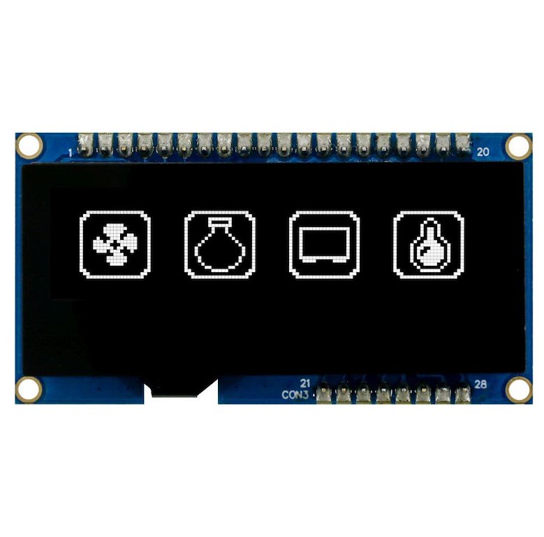 OLED LCD ekran modul 128x32mm