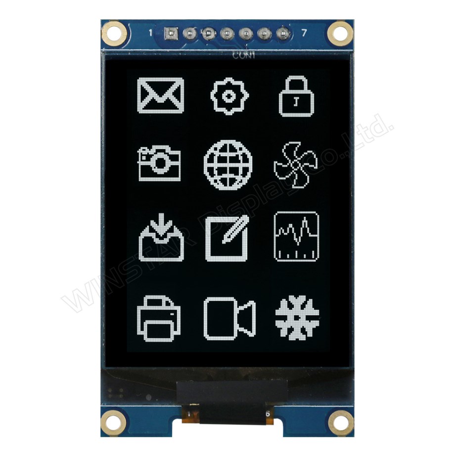 OLED LCD ekran modul 160x128mm