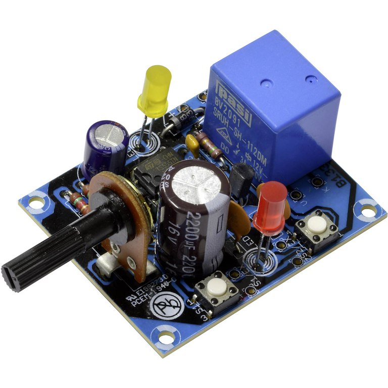 Relejni modul Kemo B133 Precision timer Assembly kit 12V DC