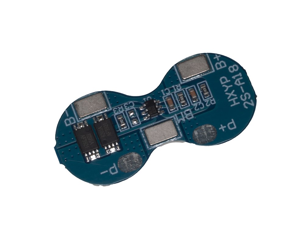 BMS modul za 2S 18650 Li-ion baterije 7.4V 4A HXYP-2S-A18 punjenje i zaštita