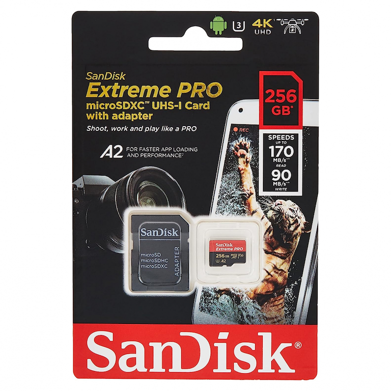 Memorijska kartica SanDisk SDHC 256GB 170 MB/s Extreme PRO 4K UHD V30