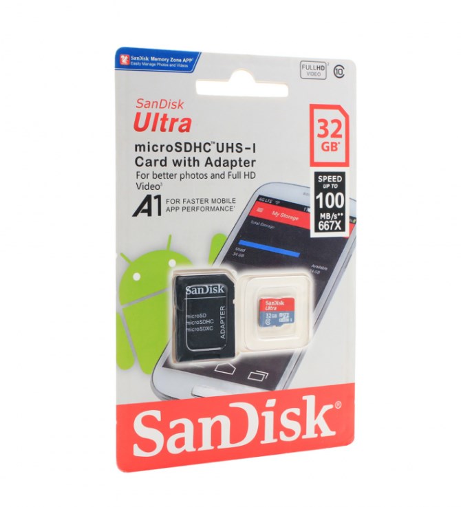 Memorijska kartica SanDisk SDHC 32GB Ultra Micro 100MB/s Class 10
