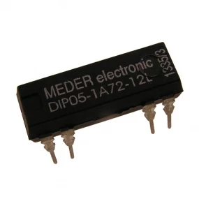 Relej reed DIP05-1A72-12L 5V 1xR