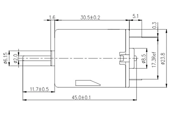 Motor MOT2N, 2.4-6VDC