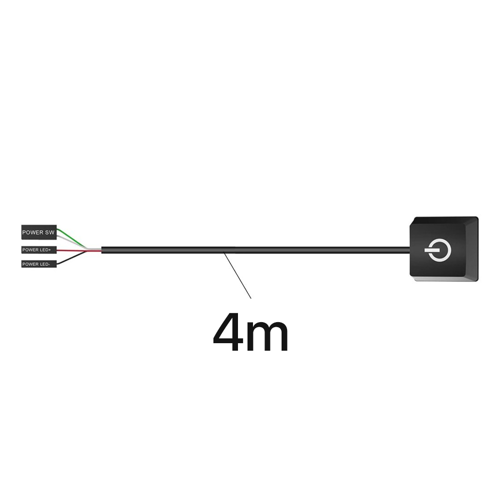 Tester prekidač produžni 1.5m ON/OFF crni