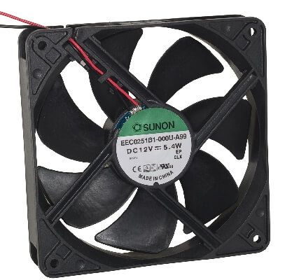 Ventilator, 12VDC, 120x120x25mm