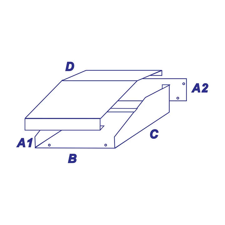 Kutija metalna KMT-03 (40-90)x200x200mm