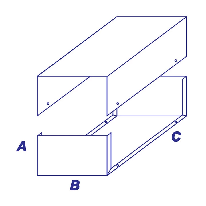 Kutija metalna KMA-15 75x140x120mm
