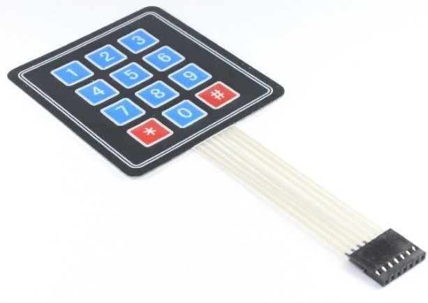 Tastatura matrična membranska 3×4 12 tastera