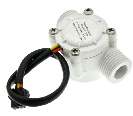 Senzor protoka vode YFS-201 1-30 l/min,5-18V DC 1/2″ cev