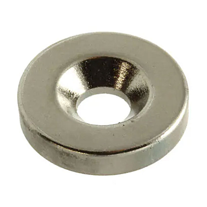 Magnet okrugli NdFeB, fi=15.24×3.18mm, sa rupom