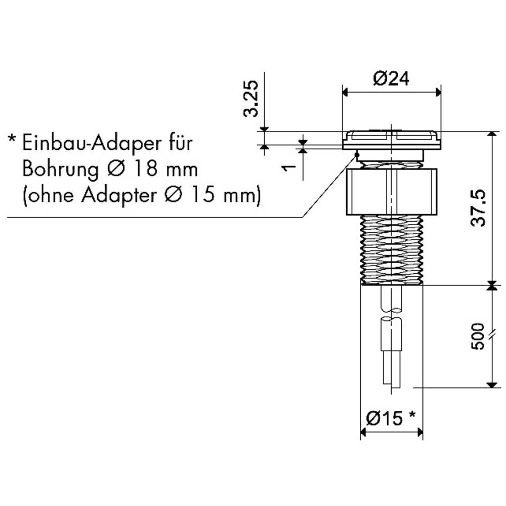Senzor osvetljenja ugradni Finder 011.03