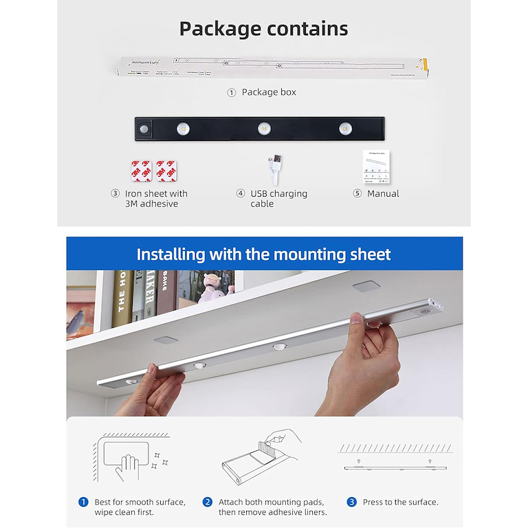 LED lampa traka 80cm