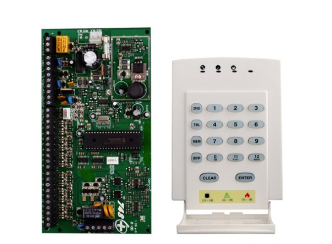 Alarmna protivprovalna centrala PA-748 sa 24 žične zone + PA-646 tastatura