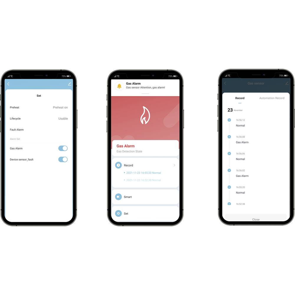Detektor senzor prirodnog gasa LNG metan WiFi Sygonix SY-4996316