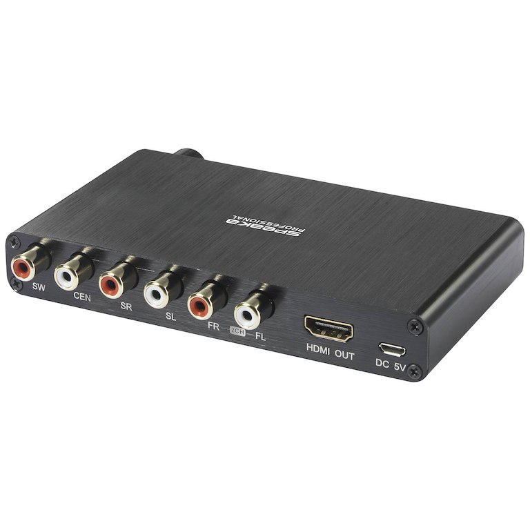 SpeaKa Professional HDMI Audio konverter – HDMI na RCA, 4K UHD, analogni stereo izlaz