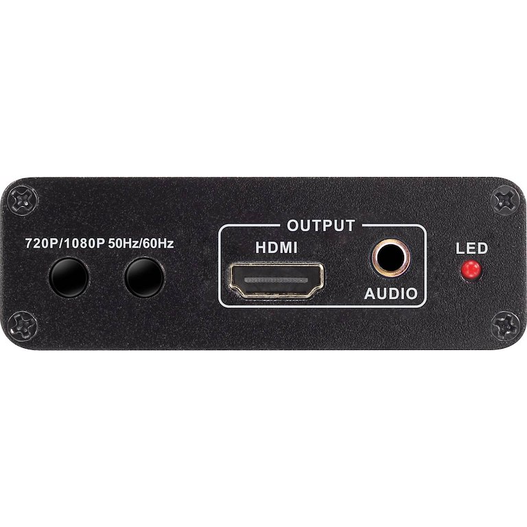 SpeaKa Professional AV konverter SP-SC-HD-02 – SCART na HDMI + Jack, Full HD 1080p