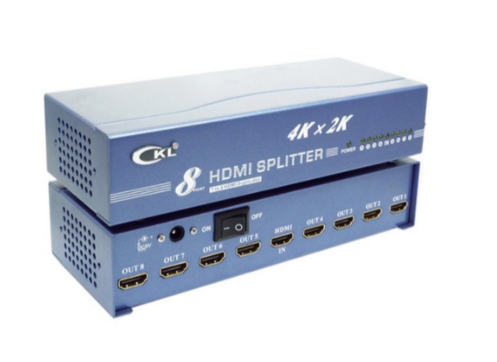 HDMI Splitter CKL HD-9842 – 1 ulaz, 8 izlaza, 4K, Full HD, HDMI 1.4, HDCP podrška