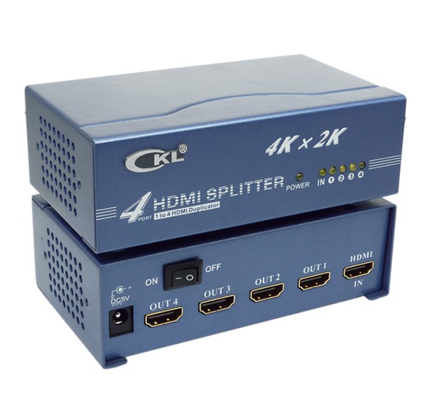 HDMI Splitter CKL HD-9442 – 1 ulaz, 4 izlaza, 4K, HDMI 1.4, HDCP podrška