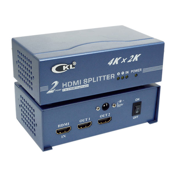 HDMI Splitter CKL HD-9242 – 1-IN/2-OUT, HDMI 1.4, 4K, Full HD, HDCP