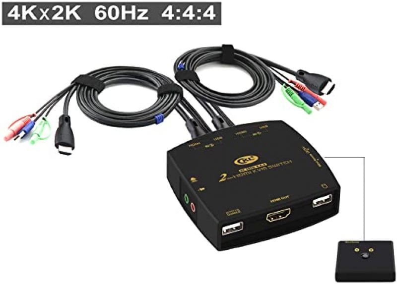 HDMI KVM Switch CKL-321HD – 2 port USB za jednostavno upravljanje dva računara