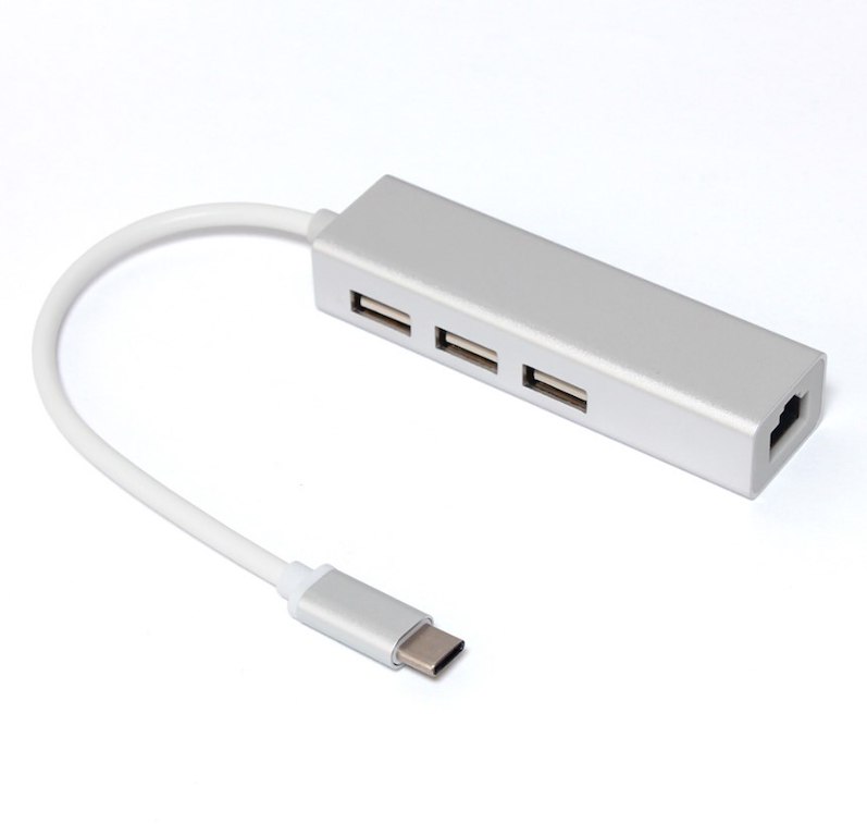 Kabl Type C muški – LAN RJ45 i 3xUSB