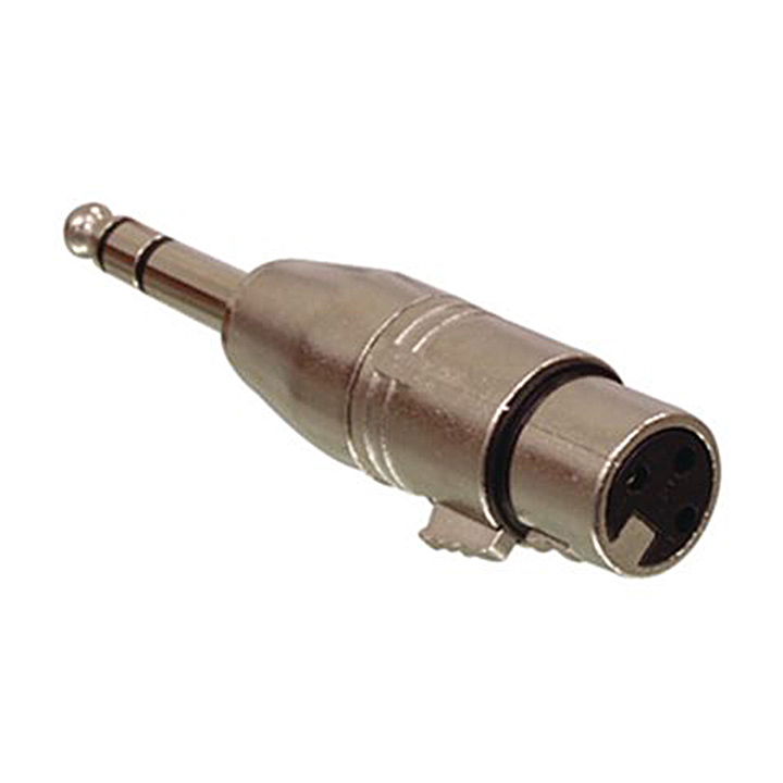 Adapter 6.3mm ST M – XLR 3pol F