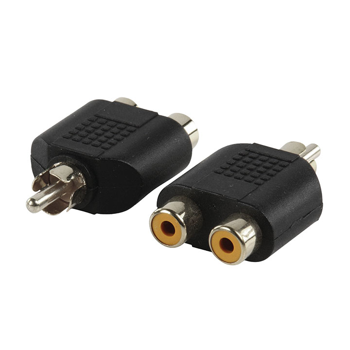 Adapter RCA M – 2xRCA F