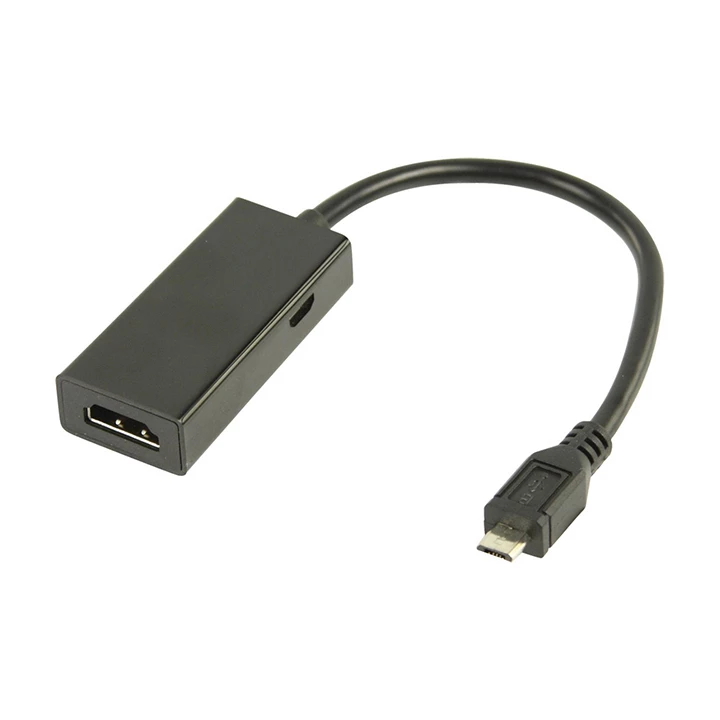 Kabl MHL muški – USB ženski micro + HDMI ženski, 0.2m