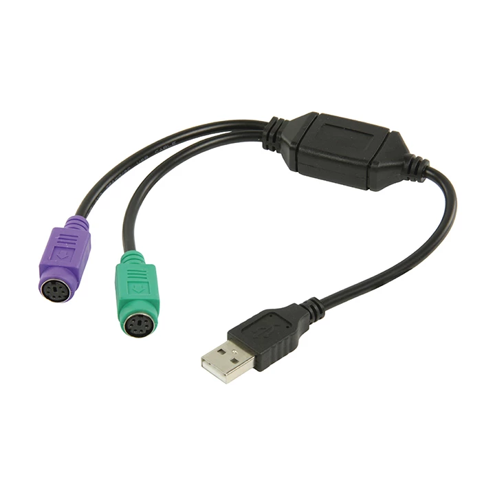 Kabl USB muški – 2xPS2 ženski, 0.3m