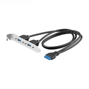 Kabl PC 2xUSB 3.0 ženski (ugradni) – 20pin konektor, 0.6m