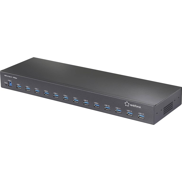 USB HUB 13 porta USB 3.2 19″ Rack Mount