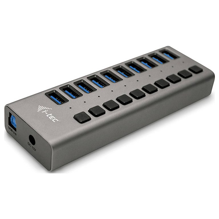 USB HUB 5 porta USB 3.0 i-tec U3CHARGEHUB10 5GBit/s 48W