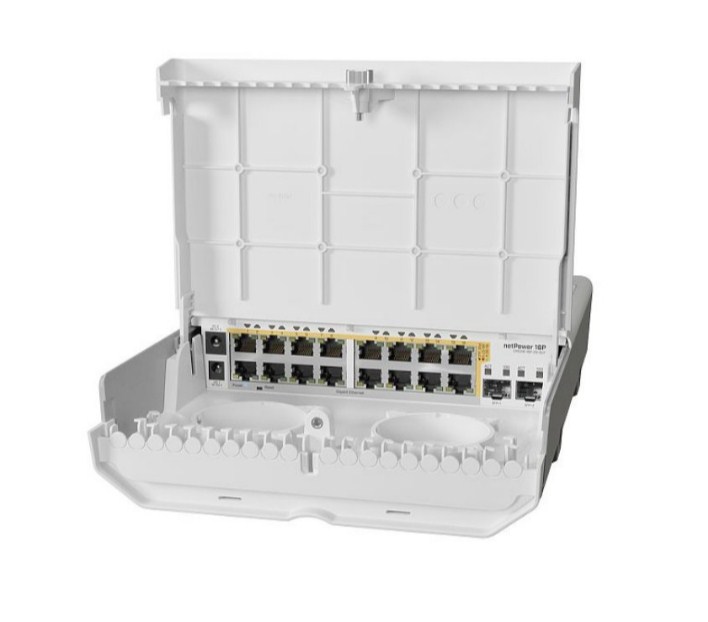 MikroTik netPower 16P outdoor PoE svič 16 x Gigabit LAN