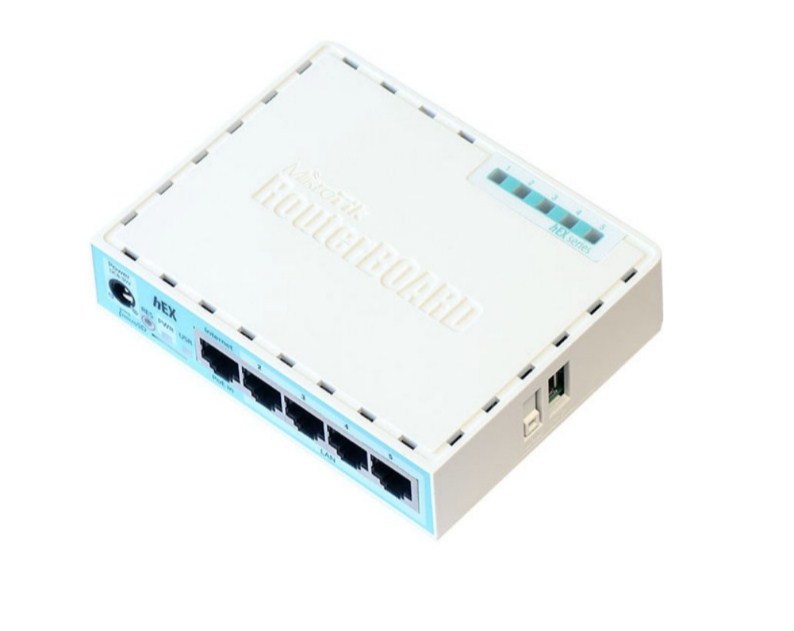 MikroTik RB750Gr3 hEX ruter 5x LAN/WAN portova