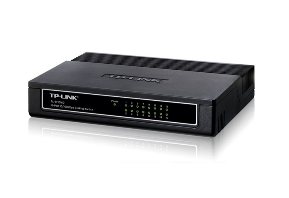 TP-Link TL-SF1016D 16-port 10/100Mb/s desktop / zidni svič