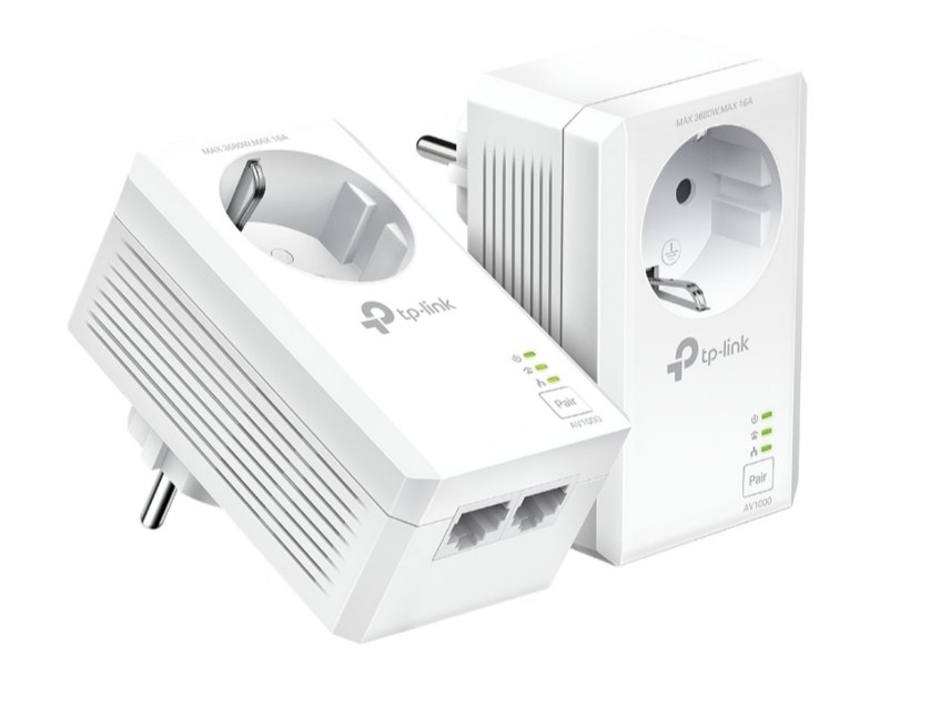 TP-Link TL-PA7027P KIT AV1000 2-Port Gigabit Powerline adapter i šuko