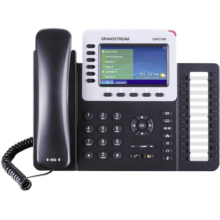 Grandstream GXP-2160 Enterprise 6-line/6-SIP VoIP HD telefon