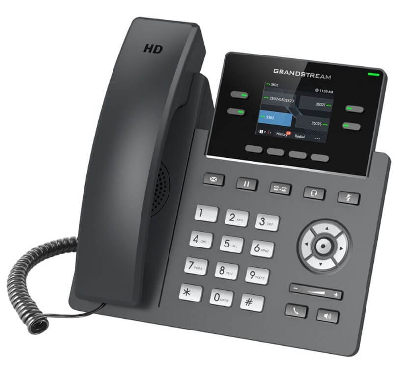 Grandstream USA GRP-2612W 4 linije VoIP HD WiFi dual telefon